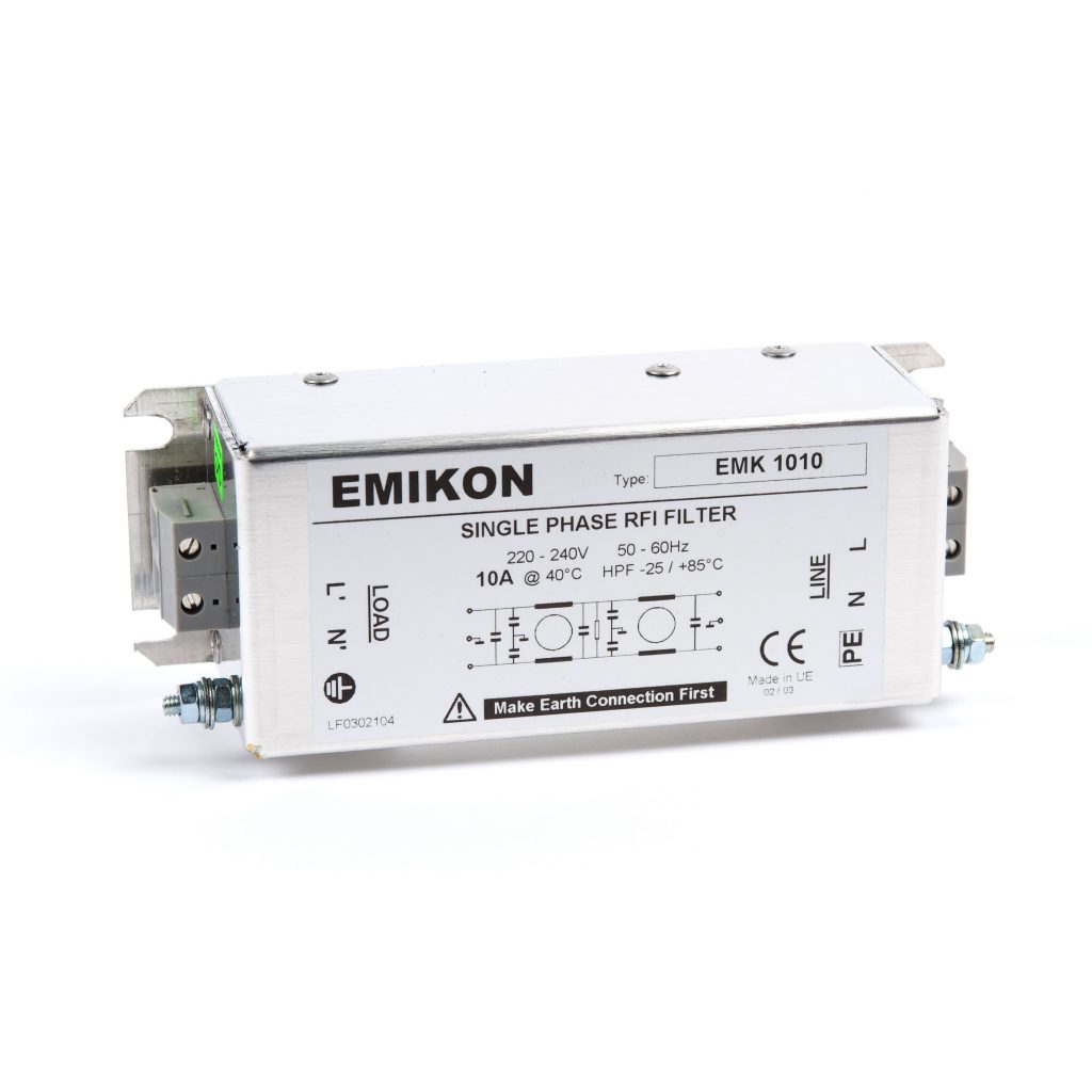 EMK 250V AC Single-Phase EMC Filter 10A