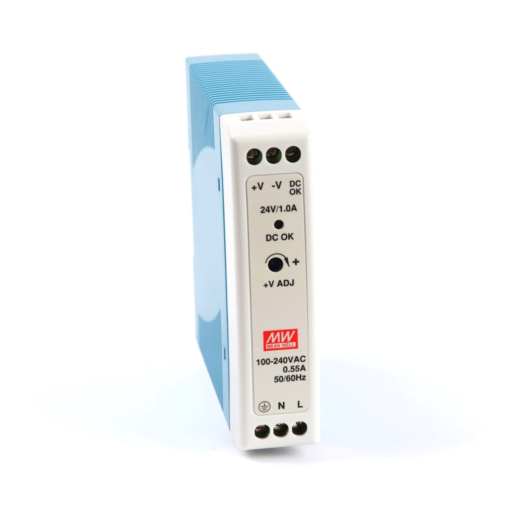 MDR 20 Watt Miniature DIN Rail Power Supply 5V DC 3.00A