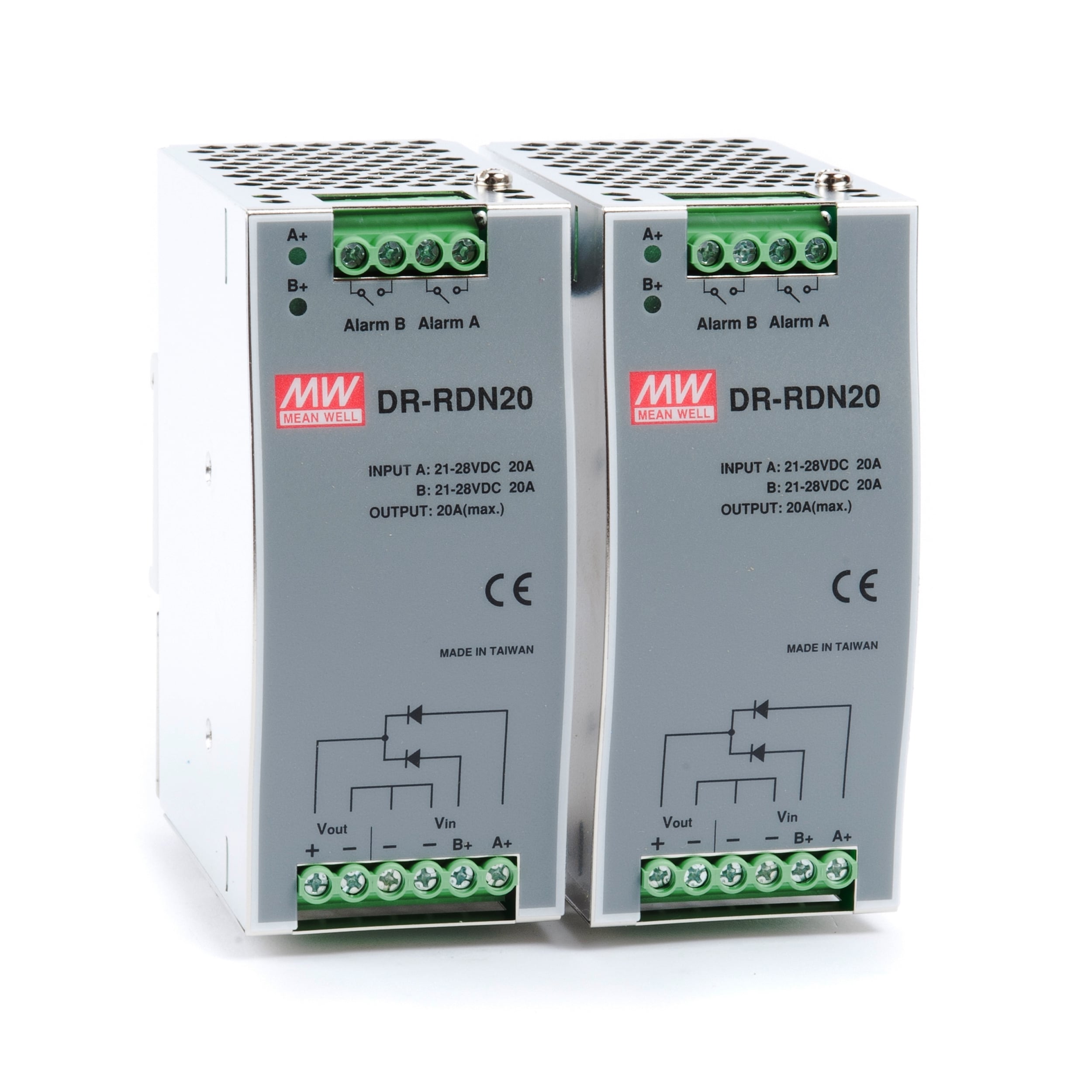 WDR 60 Watt Wide Input Range DIN Rail Power Supply 24V DC 2.5A